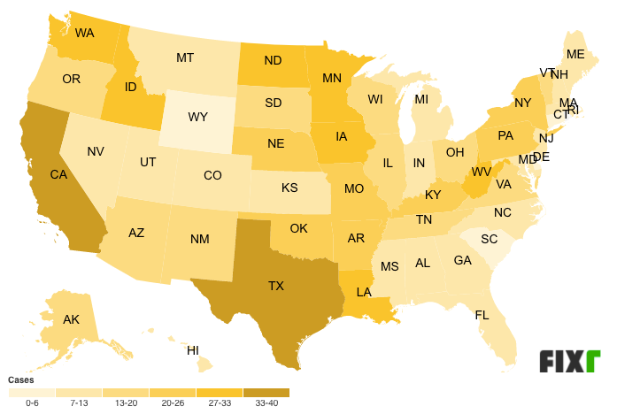 Fixr.com | Interactive Disaster Map: How Homeowners Across the U.S ...